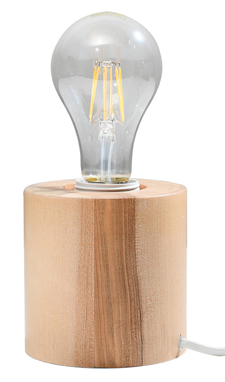 Table lamp SALGADO wood – Leam Lights