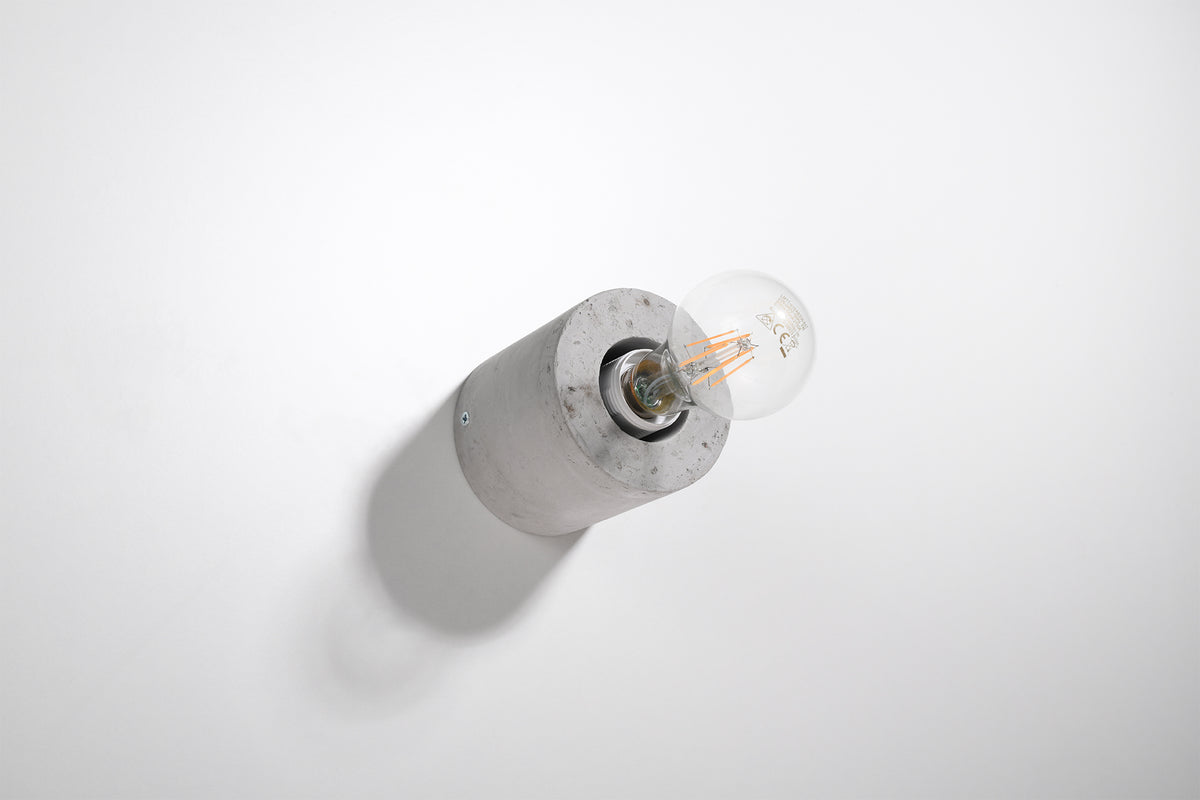 Wall lamp SALGADO concrete – Leam Lights