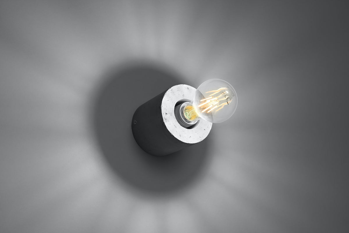 Wall lamp SALGADO concrete – Leam Lights