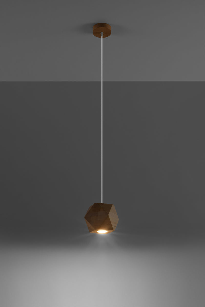 Pendant lamp WOODY natural wood – Leam Lights
